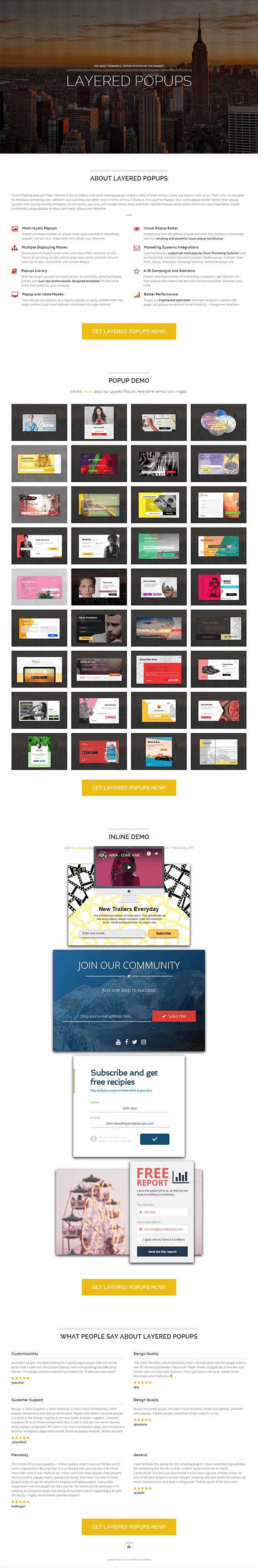 Layered Popups WordPress Plugin | InkThemes
