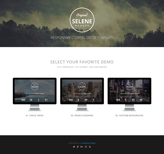 Selene - Maintenance & Coming Soon WordPress Plugin | InkThemes