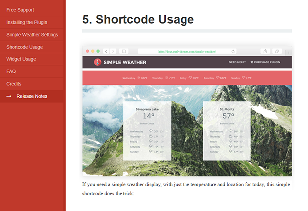 Simple Weather - WordPress Plugin | InkThemes