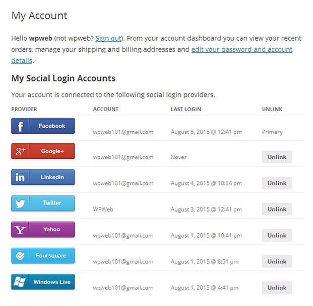 WooCommerce Social Login WordPress Plugin | InkThemes