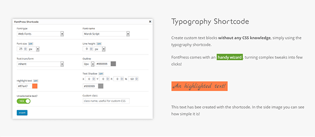 FontPress - WordPress Typography Plugin | InkThemes