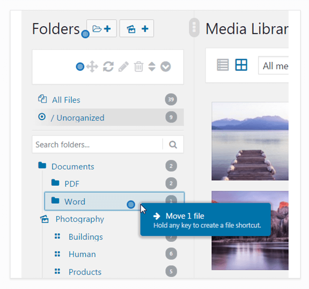 Real Media Library - WordPress Plugin | InkThemes