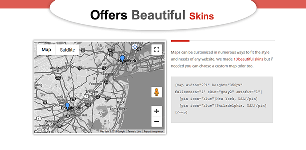 5sec Google Maps PRO Plugin For WordPress | InkThemes