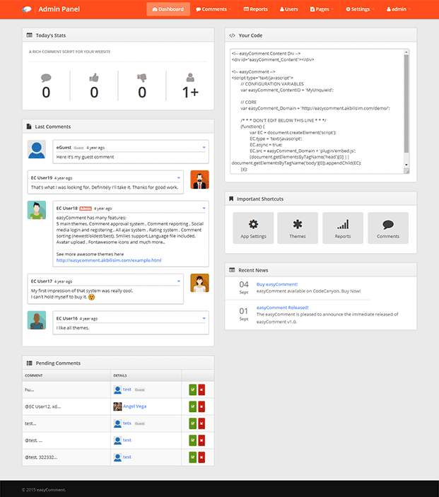 Easycomment Php Comment Script Inkthemes