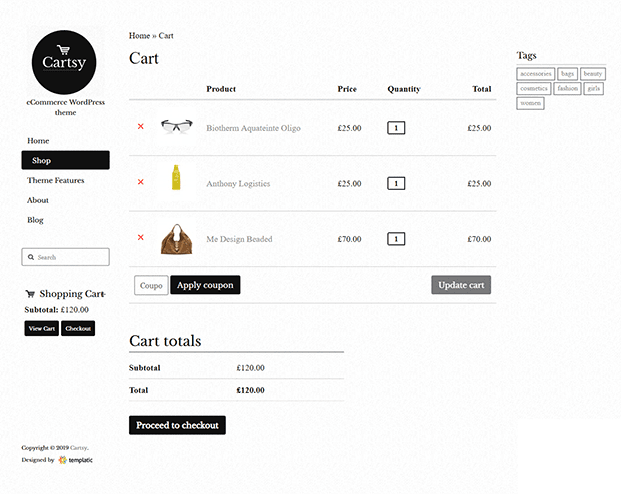 Cartsy - Best WordPress Theme For Ecommerce | InkThemes