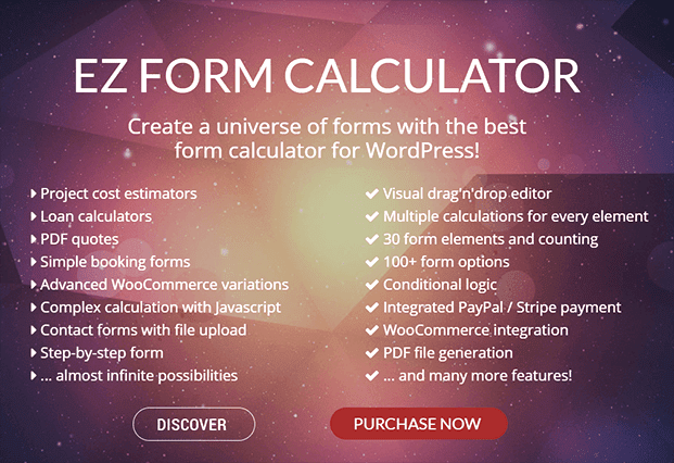 ez Form Calculator WordPress Plugin | InkThemes
