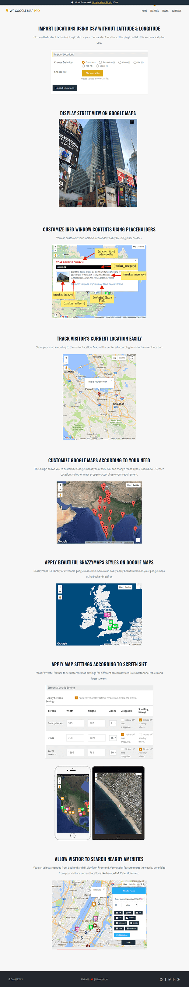 Advanced Google Maps WordPress Plugin | InkThemes