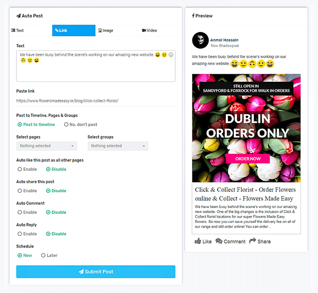 TitanicPoster - Social Media Auto Post PHP Script | InkThemes
