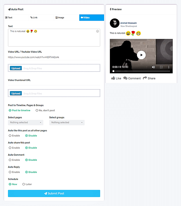 TitanicPoster - Social Media Auto Post PHP Script | InkThemes