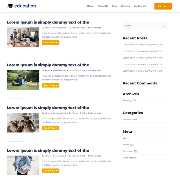 Education - Best Academy WordPress Theme | InkThemes