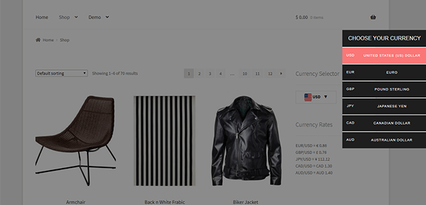 Woocommerce Multi Currency Wordpress Plugin Inkthemes