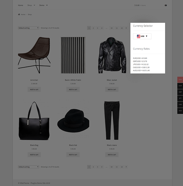 Woocommerce Multi Currency Wordpress Plugin Inkthemes