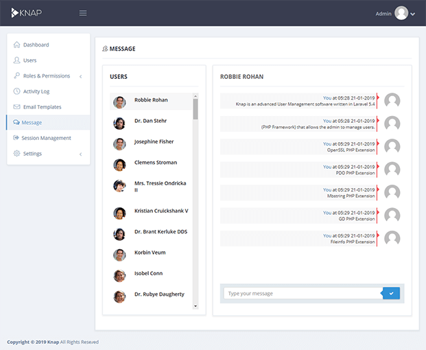 Knap - User Management PHP Script | InkThemes