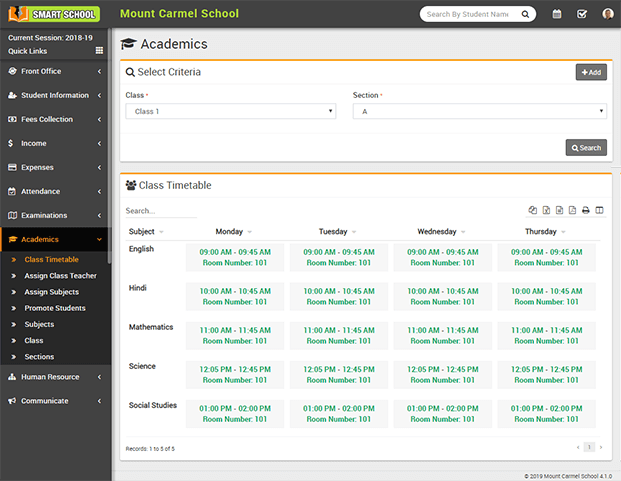 Smart School Management PHP Script | InkThemes