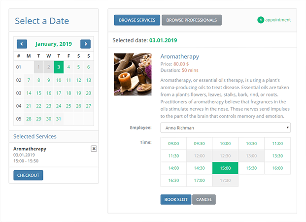 Appointment Scheduler Php Script Inkthemes