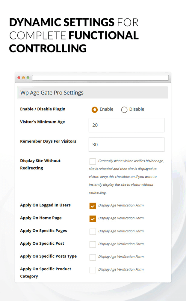 WP Age Gate Pro - WordPress Age Verify Plugin | InkThemes