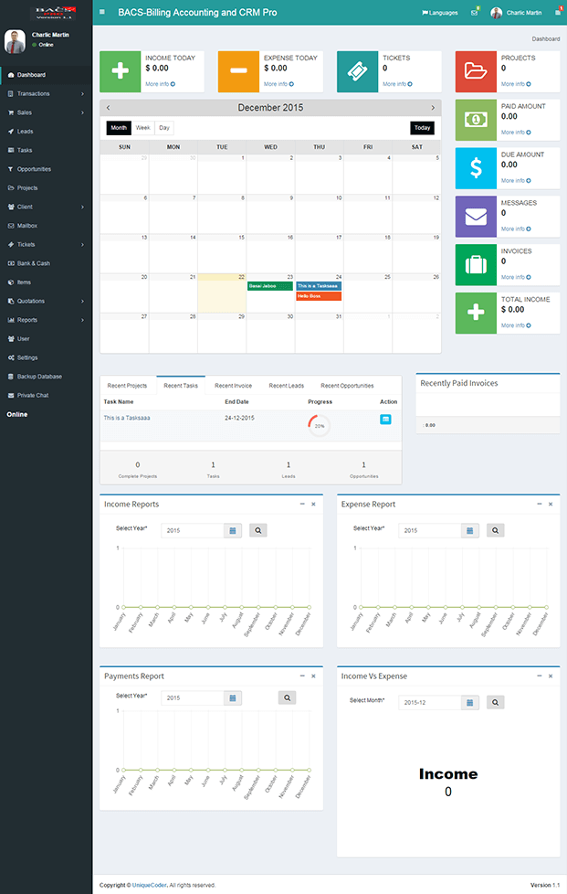 Ultimate - Project Manager CRM PRO PHP Script | InkThemes