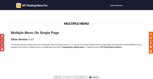 WP Floating Menu Pro WordPress Plugin | InkThemes