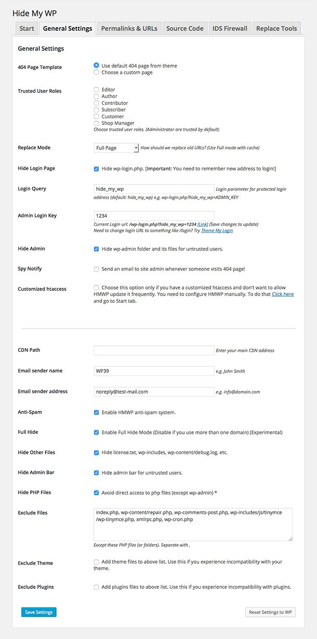 Hide My WP - Security WordPress Plugin | InkThemes