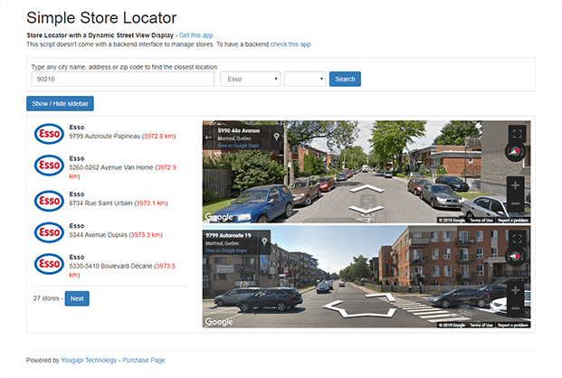 Simple Store Locator PHP Script | InkThemes
