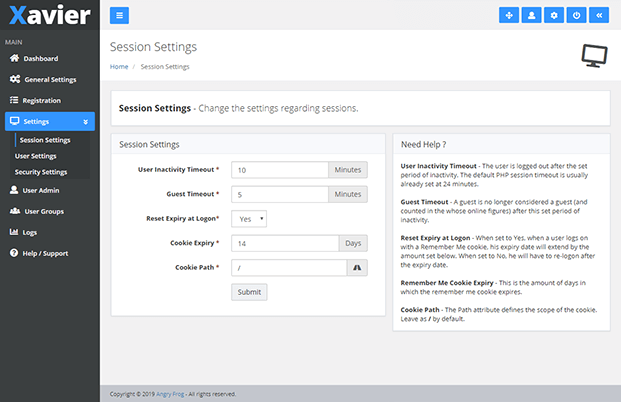 Xavier - Login & User Management PHP Script | InkThemes