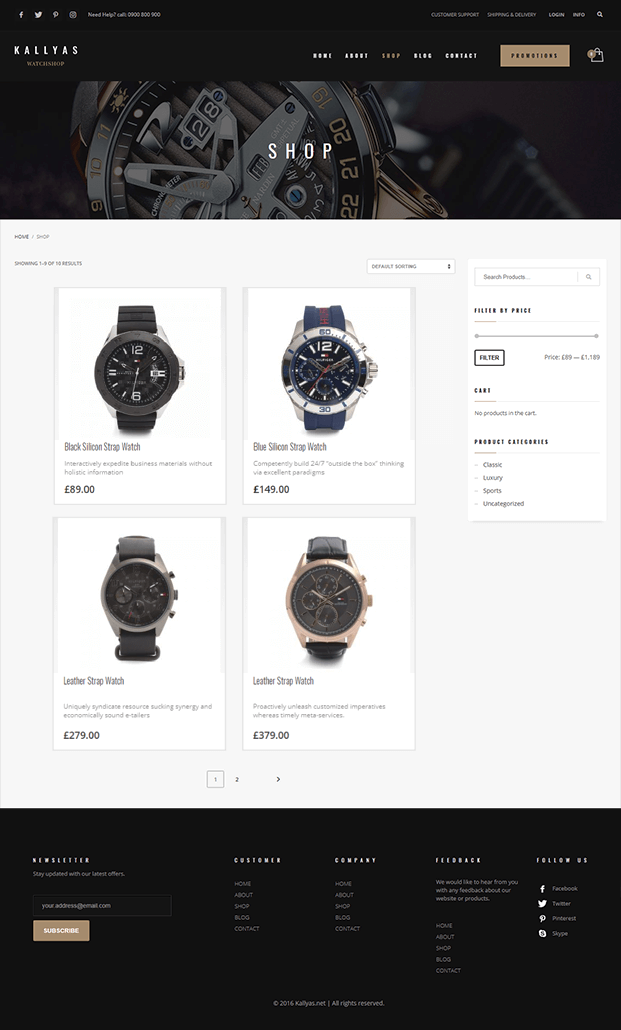 KALLYAS - WordPress eCommerce Theme | InkThemes
