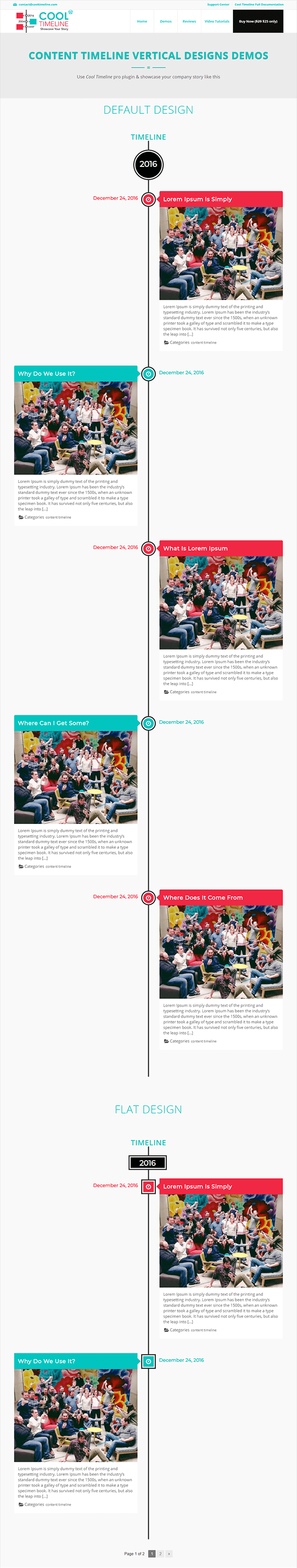Cool Timeline Pro - WordPress Timeline Plugin | InkThemes