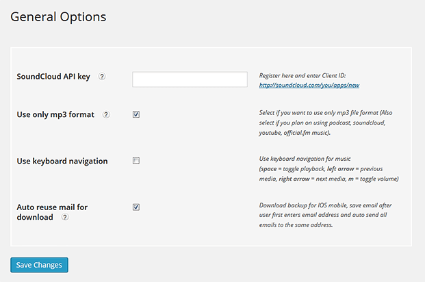 Responsive HTML5 Music Player WordPress Plugin | InkThemes