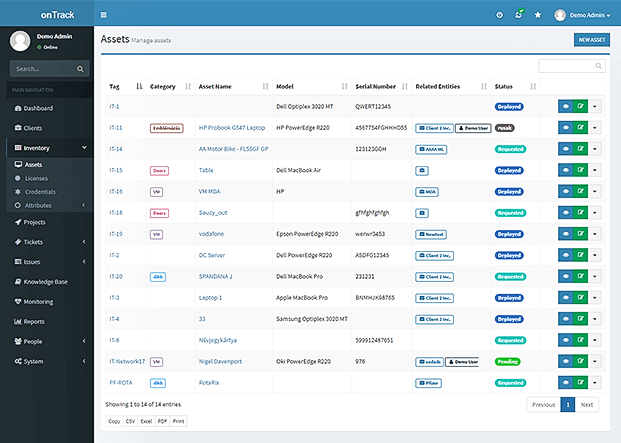 onTrack - PHP Asset Management Script | InkThemes onTrack - PHP Asset Management Script | InkThemes