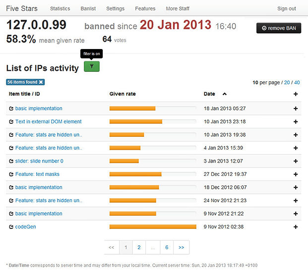 Skinnable - Advanced Rating PHP Script | InkThemes