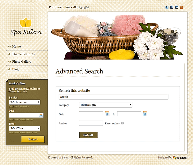 Spa Salon Wordpress Theme For Beauty Salon Spa Inkthemes