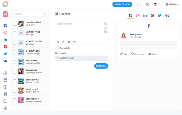 Vk Auto Post - PHP Social Auto Post Script | InkThemes