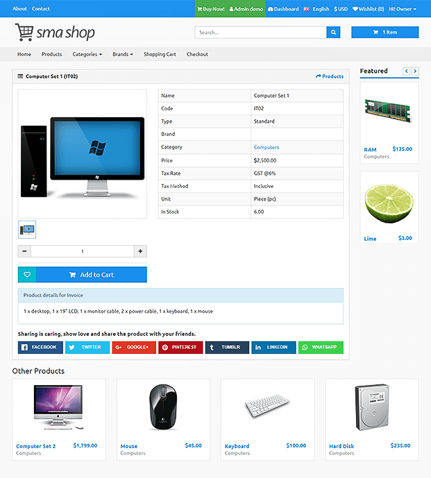 Stock Manager - PHP Inventory Management Script | InkThemes