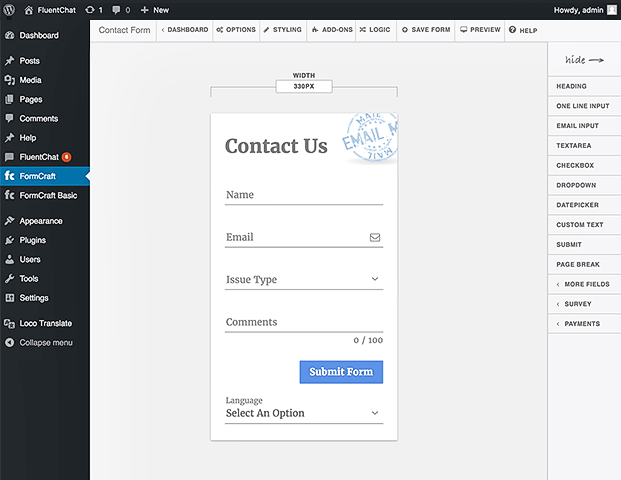 FormCraft - Premium Form Builder WordPress Plugin | InkThemes