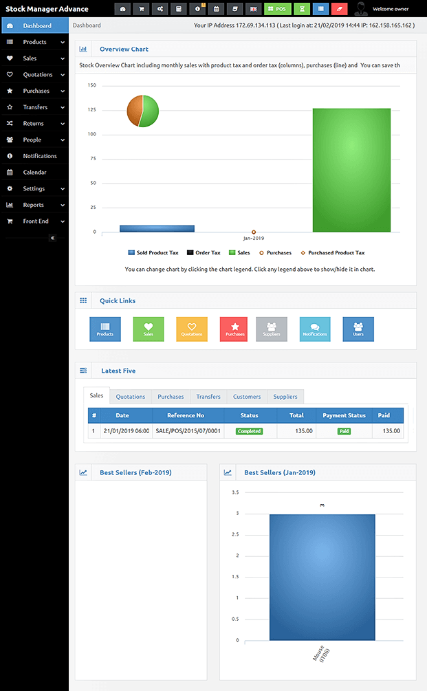 Stock Manager - PHP Inventory Management Script | InkThemes