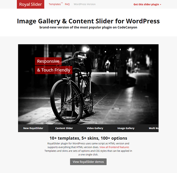 RoyalSlider - Touch Content Slider WordPress Plugin | InkThemes