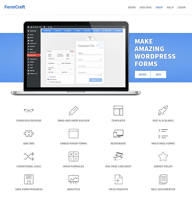 FormCraft - Premium Form Builder WordPress Plugin | InkThemes