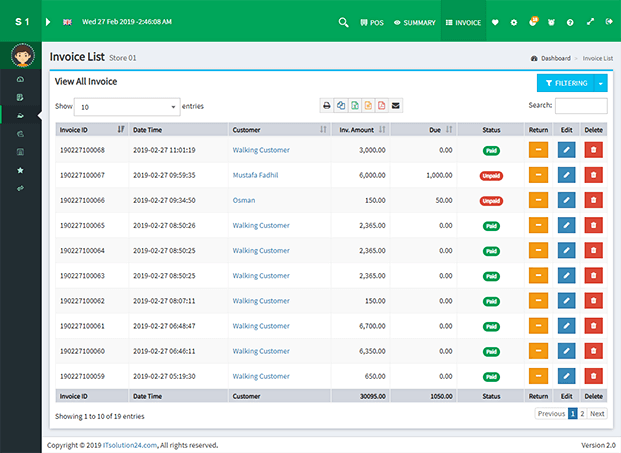 Modern POS - POS PHP Script With Stock Management | InkThemes