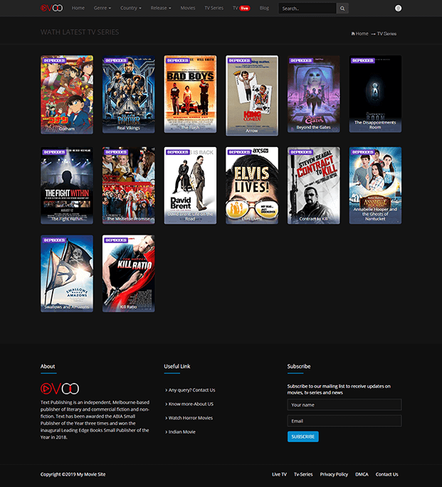 OVOO - Premium Live TV PHP Script | InkThemes