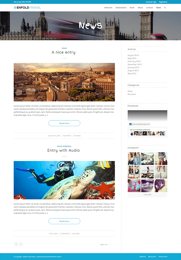 Enfold - Creative Multi Purpose WordPress Theme | InkThemes