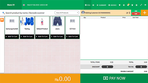 Modern POS - POS PHP Script With Stock Management | InkThemes