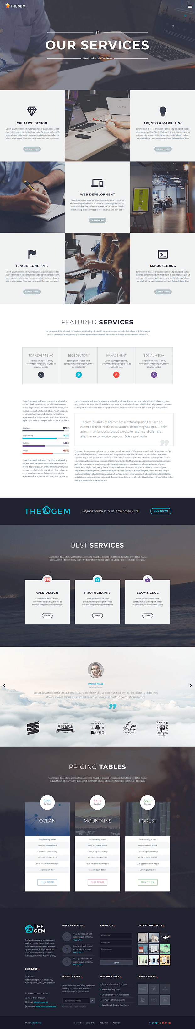 TheGem - Multipurpose Responsive WordPress Theme | InkThemes