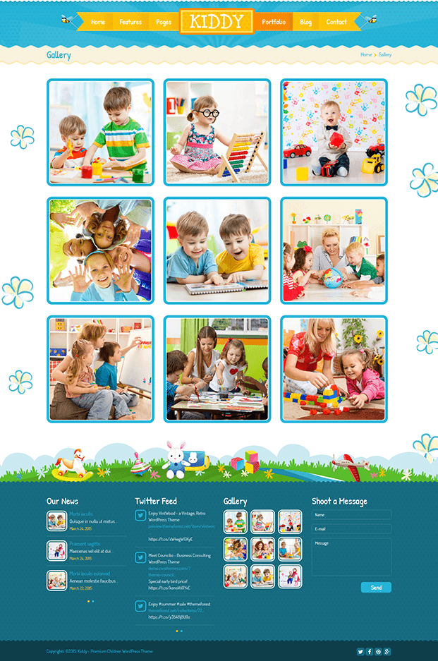 Kiddy - Best WordPress Theme For Children | InkThemes