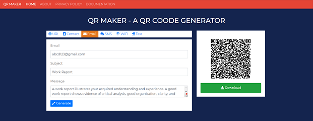 Qr Maker Qr Code Generator Php Script Inkthemes