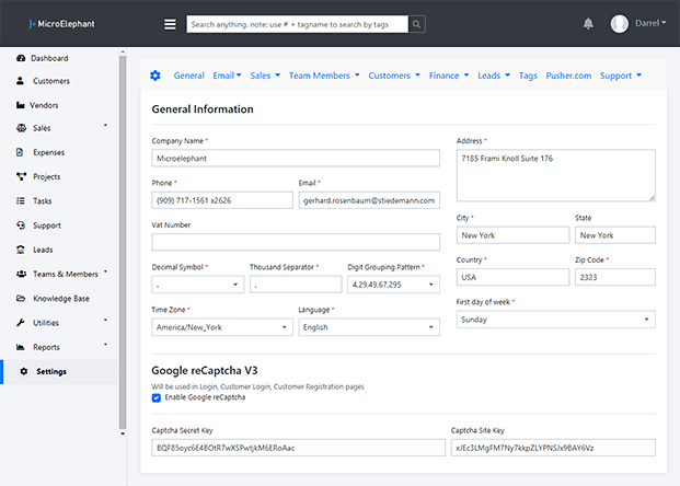 Microelephant - Advanced PHP CRM Script | InkThemes