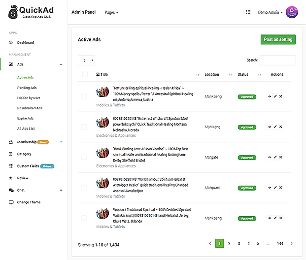 Quickad - Best Classified Ads PHP Script | InkThemes