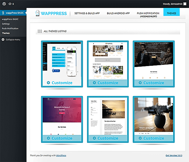 Wapppress - WordPress Mobile App Plugin | InkThemes