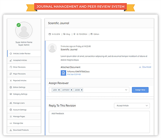 Best Selling Journal Management PHP Script | InkThemes