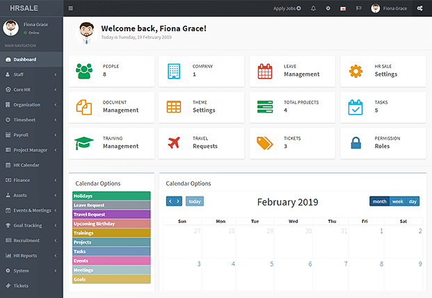 HRSALE - Project Management Software PHP Script | InkThemes