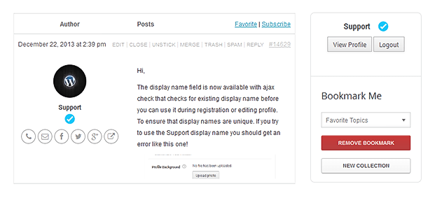 Premium User Bookmarks WordPress Plugin | InkThemes